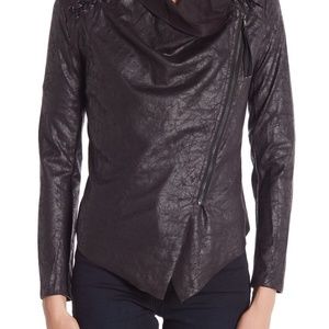 Vigoss | Jackets & Coats | Vigoss Jeans Braided Faux Suede Drape Jacket Coat | Poshmark